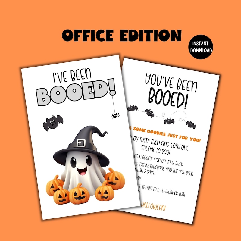 You've Been Booed Office - Etsy