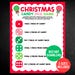 Christmas Candy Dice Game, Printable Holiday Game, Christmas Classroom ...