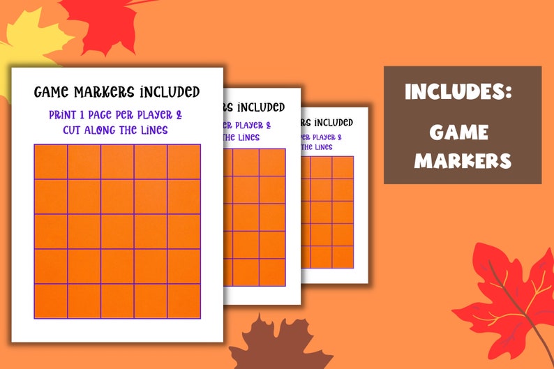 Thanksgiving Bingo, Printable Classroom Thanksgiving Game, Family ...