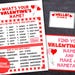 What's Your Valentines Name Game WITH Name Tags & Sign, Valentines Game ...