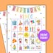 Birthday Bingo, Kids Bingo Game, Printable Birthday Party Bingo, Kids ...