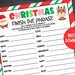 Christmas Finish the Phrase Game, Printable Group Christmas Game ...