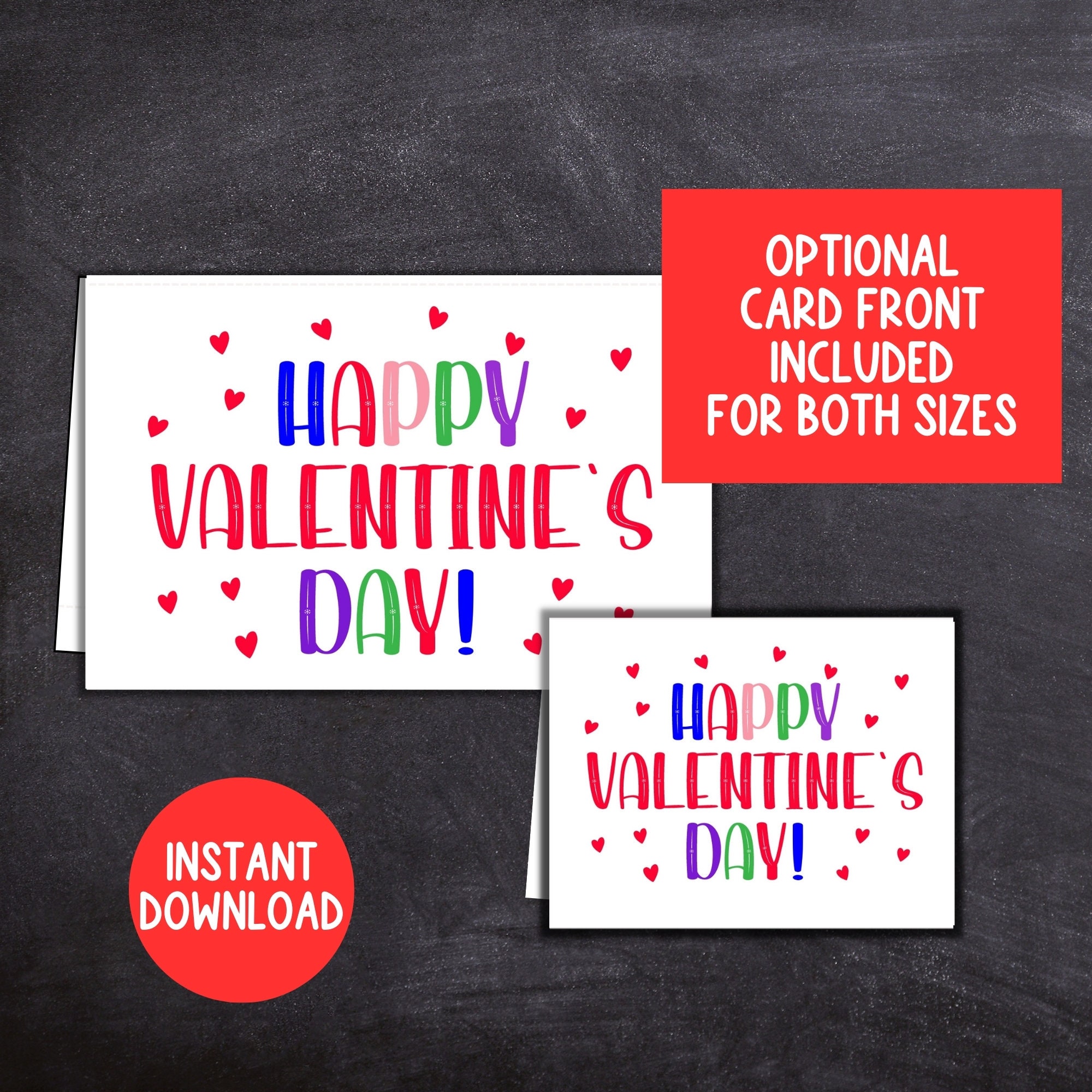 Kids Valentines Card for Mom, Printable Mom Valentines Card, Keepsake ...