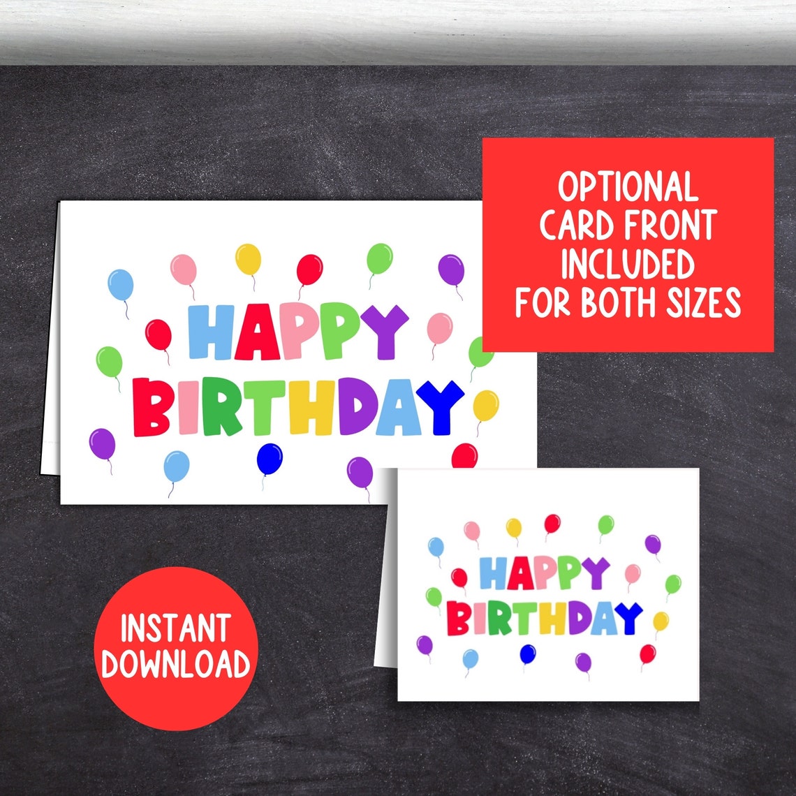 Teacher Birthday Card, Printable Kids Birthday Card for Teachers ...