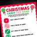 Christmas Candy Dice Game, Printable Holiday Game, Christmas Classroom ...