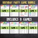 Birthday Party Games, Printable Birthday Game Bundle, Birthday Games ...