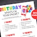 Birthday Party Game, Printable Birthday What's on Your Phone, Birthday ...