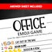 Office Emoji Game, Printable Office Party Game, Office Icebreaker Game ...