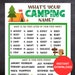 Camping Game, Human Bingo Game, Find Someone Who Game, Get to Know You ...