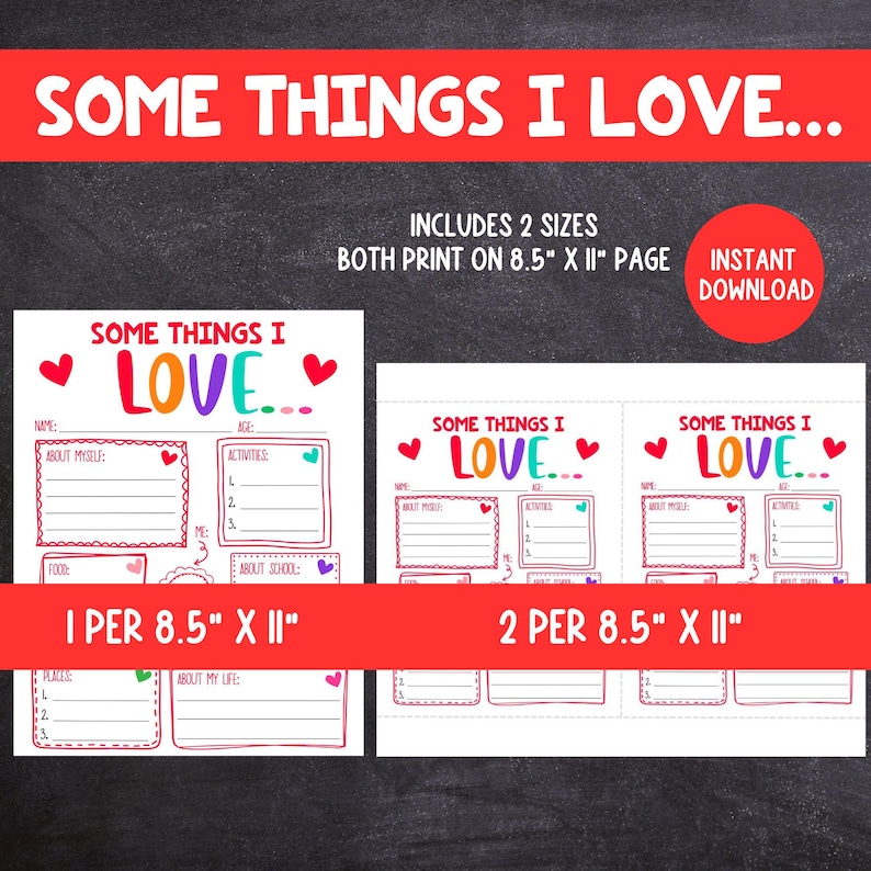 Kids Valentines Activity, Printable Fill in the Blank Valentines Form ...