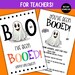 You've Been Booed Game, Printable Booed Game for Teachers, Booed Sign ...