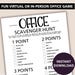 Office Scavenger Hunt, Printable Office Party Game, Team Building Game ...