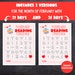 Printable Reading Tracker, February Reading Challenge, Book Planner for ...
