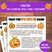 Pass the Pumpkin Halloween Game, Printable Halloween Left Right Game ...