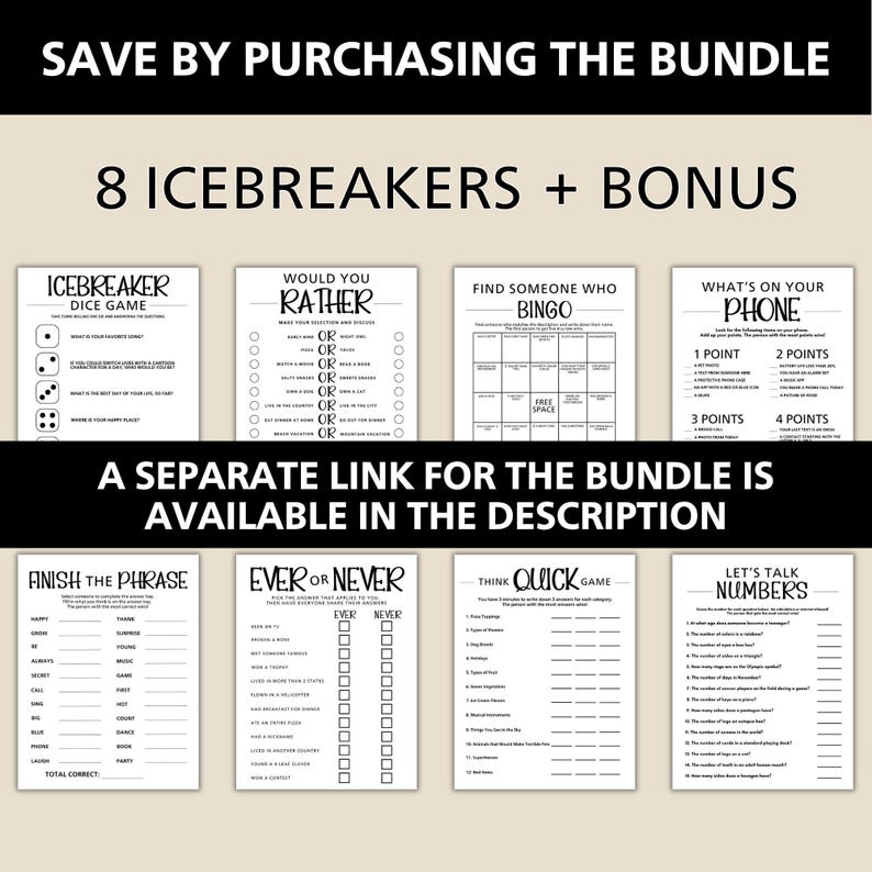 Icebreaker Game, Printable Whats on Your Phone Game, Phone Trivia Game ...