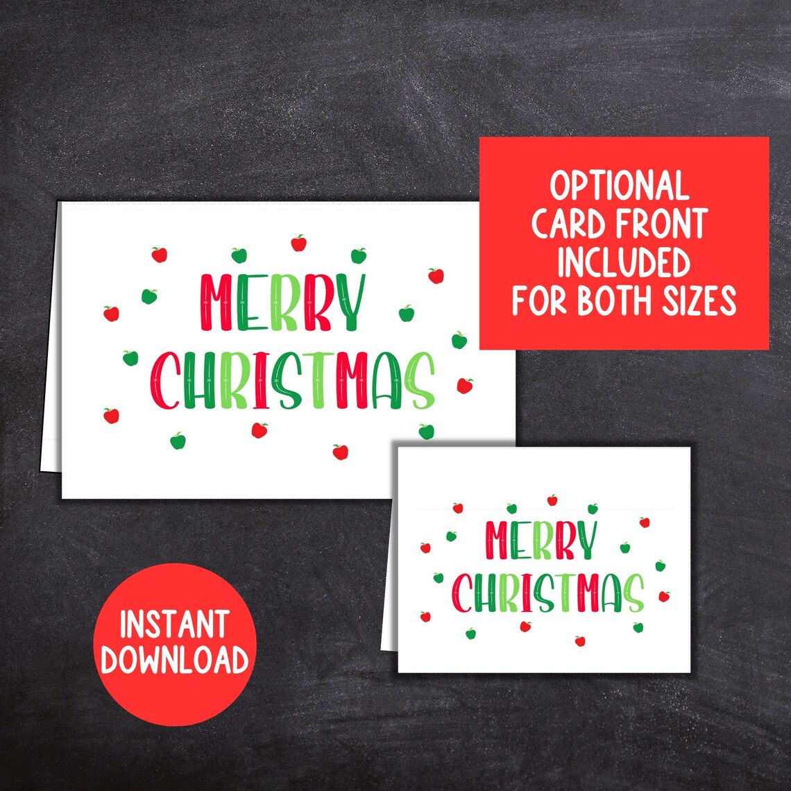 Teacher Christmas Card, Printable Kids Christmas Card for Teachers ...