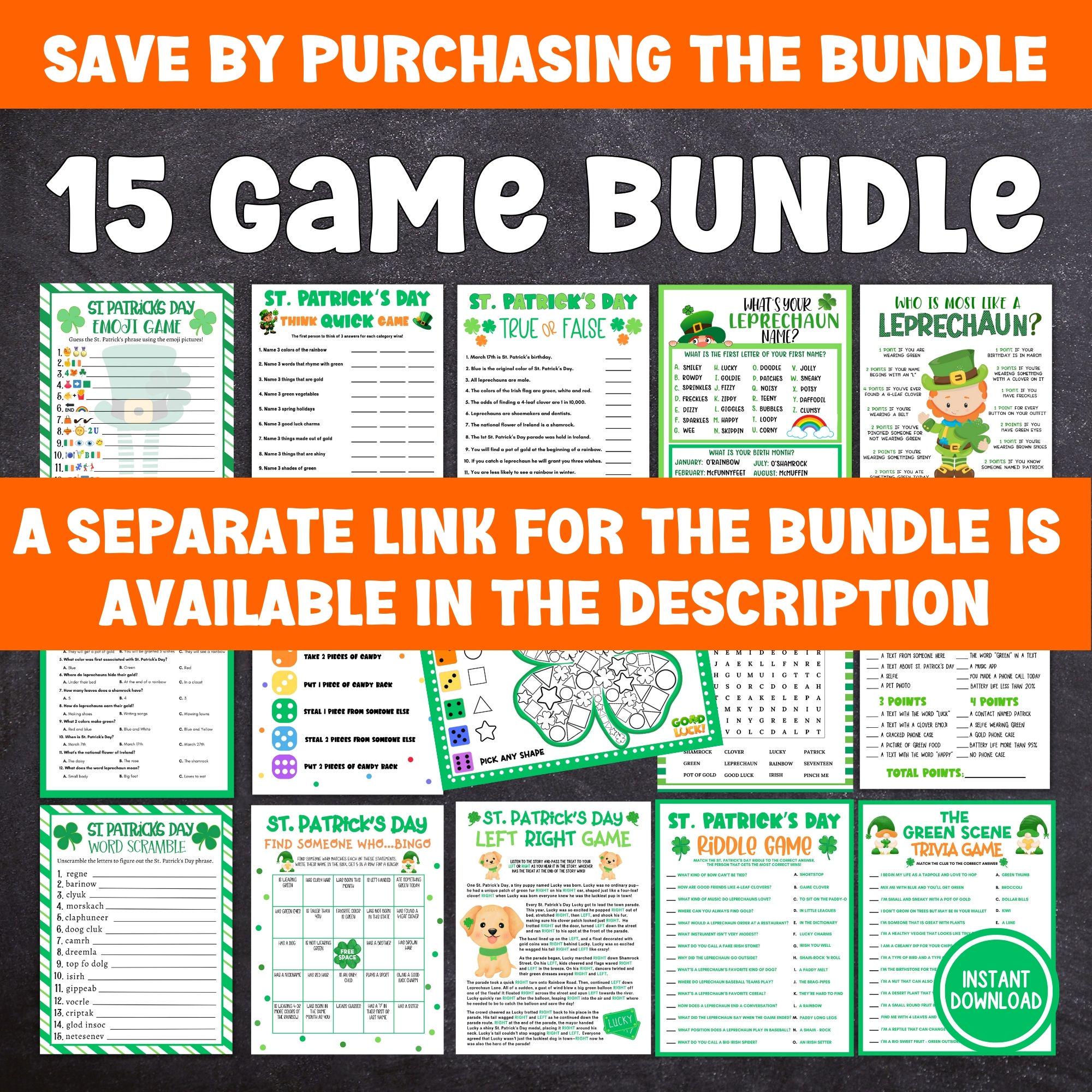 Who is Most Like A Leprechaun, St. Patrick's Day Printable Game ...