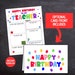 Teacher Birthday Card, Printable Kids Birthday Card for Teachers ...