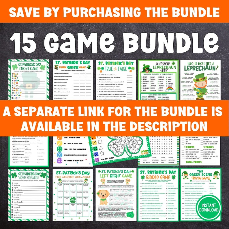 St Patricks Day Emoji Game, St Patricks Day Printable Game, Emoji Game ...