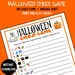 Halloween Emoji Game, Printable Halloween Activity, Fall Party Game ...