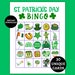 St. Patrick's Day Bingo Game, Printable St. Patrick's Day Bingo, St ...