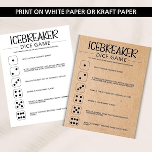 Icebreaker Games Bundle, Printable Conversation Starters, Party Starter ...
