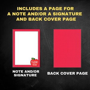 Teacher Gift Card Book, Printable Teacher Appreciation Gift, Teacher ...