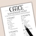 Office Scavenger Hunt, Printable Office Party Game, Team Building Game ...