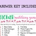 Flower Matching Game, Printable Springtime Game, Spring Trivia Game ...