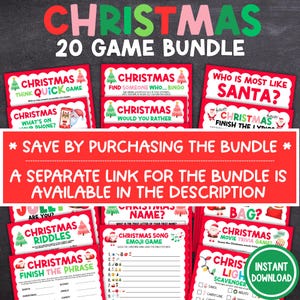 What's in the Bag Christmas Game, Printable Christmas Party Game ...
