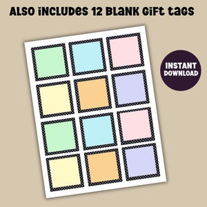 Final Exam Survival Kit Gift Tags, Printable College Care Gift Tags ...