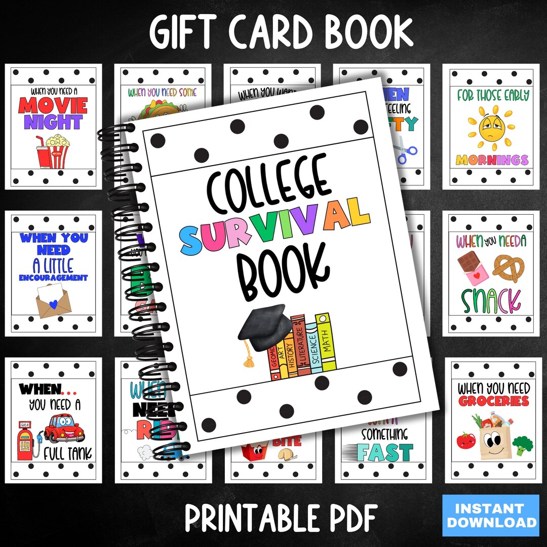 Printable High School Graduation Gift, Open When Gift, College Care ...