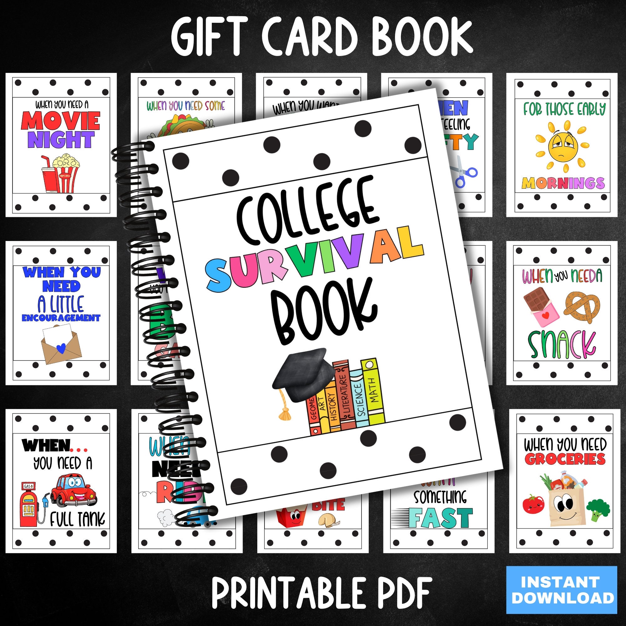 Printable High School Graduation Gift, Open When Gift, College Care ...