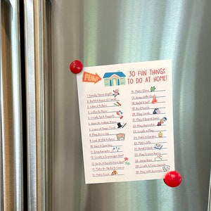 Fun Things to Do at Home for Kids, Playtime Routine Chart for Kids ...
