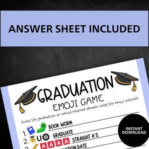 Graduation Games Bundle, Printable Graduation Games, Fun Graduation ...