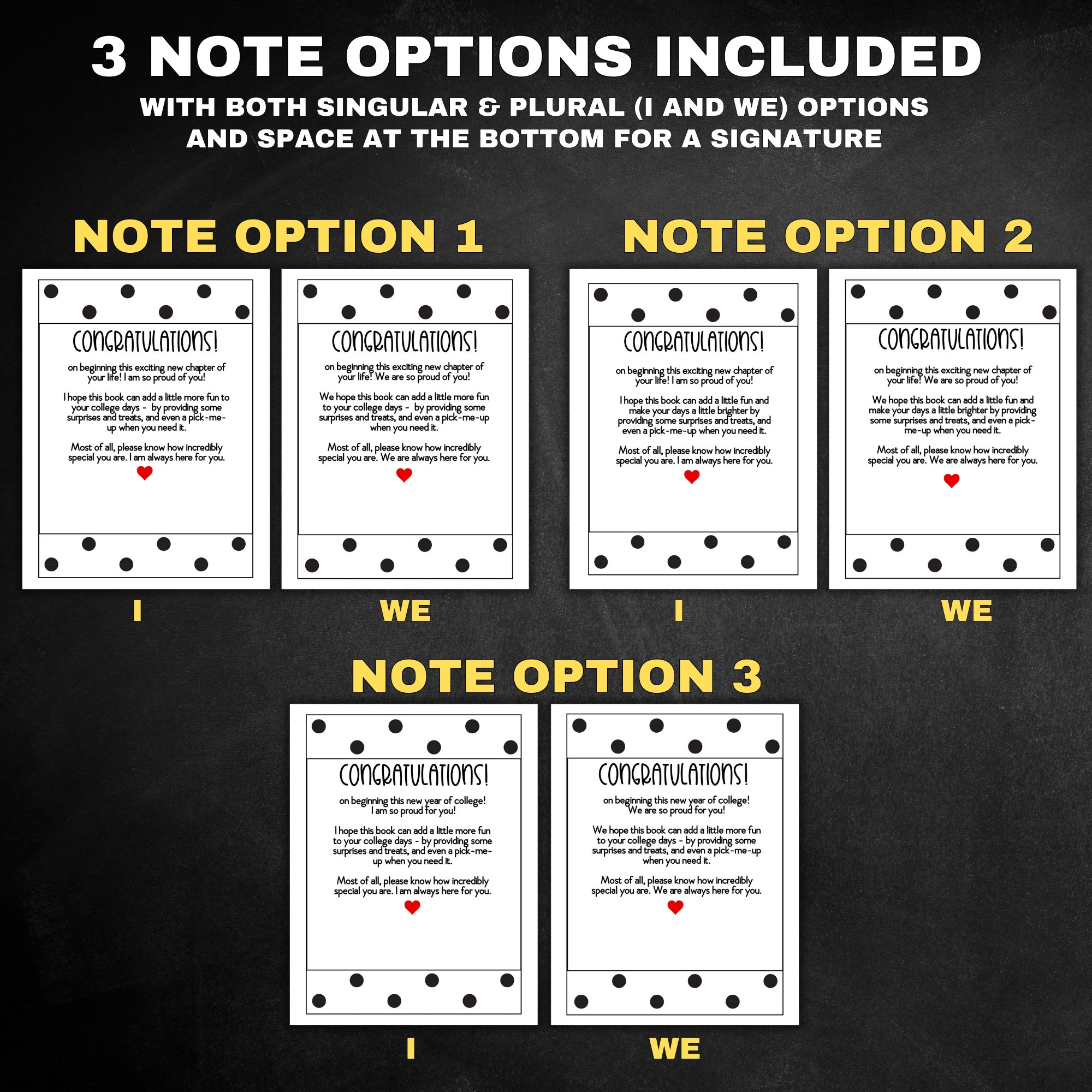 Printable High School Graduation Gift, Open When Gift, College Care ...