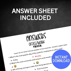 Employee Ice Breaker Game, Printable Office Trivia Game, Get to Know ...
