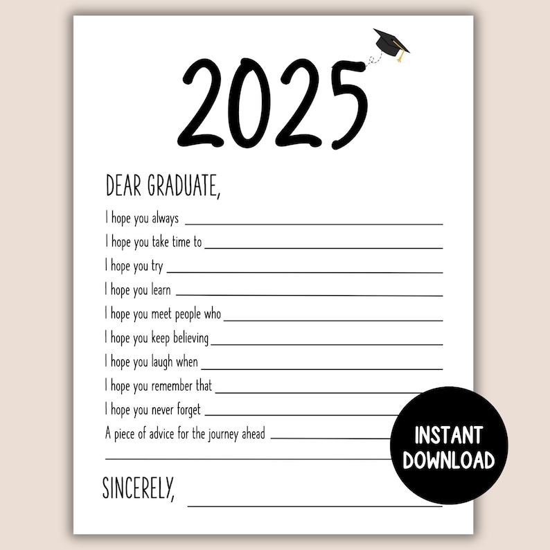 Graduation Wishes, Printable Wishes for the Graduate, High School ...