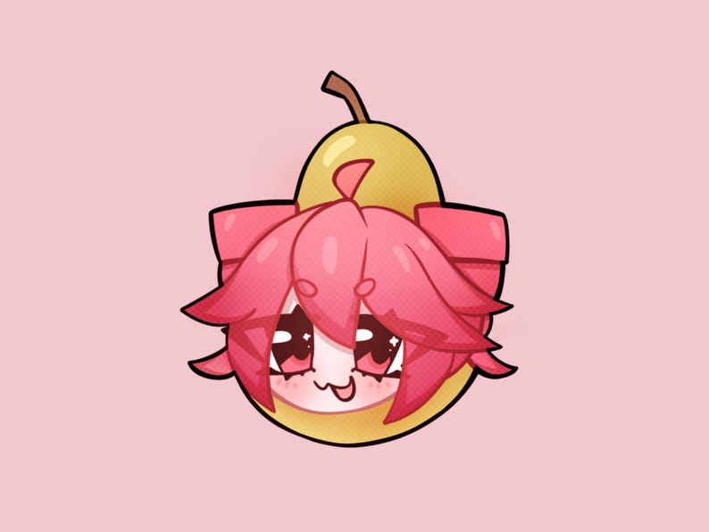 Triple Pear Stickers | Akita Neru, Hatsune Miku, Kasane Teto, Vocaloid ...