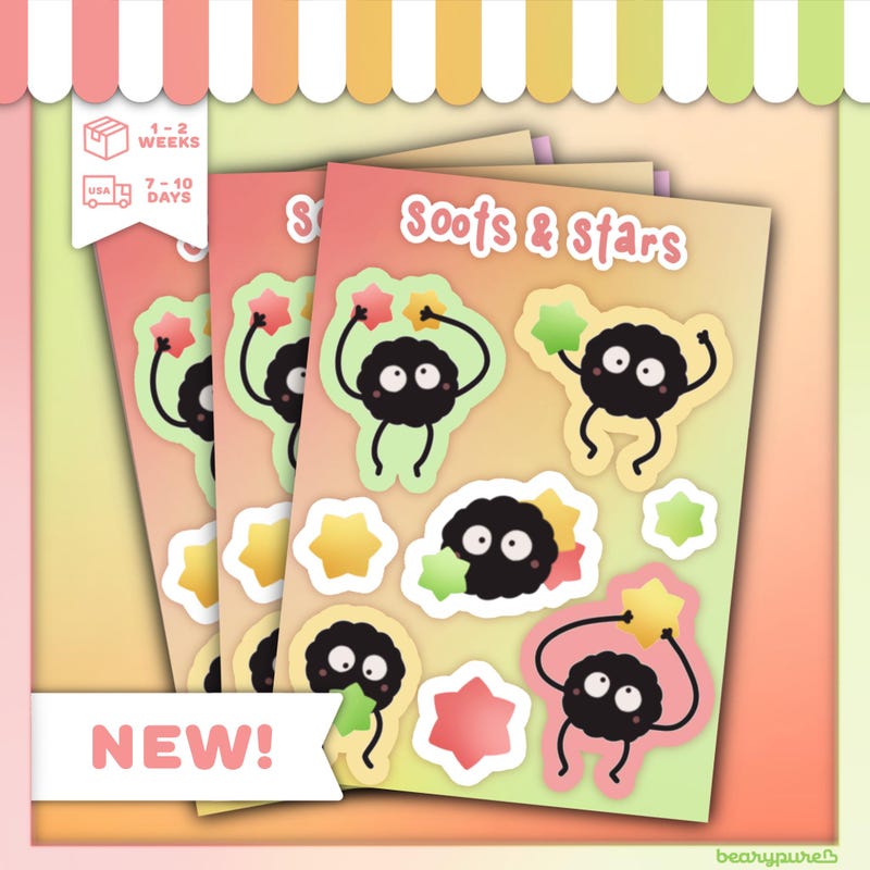 Soot Sprite Pin - Etsy