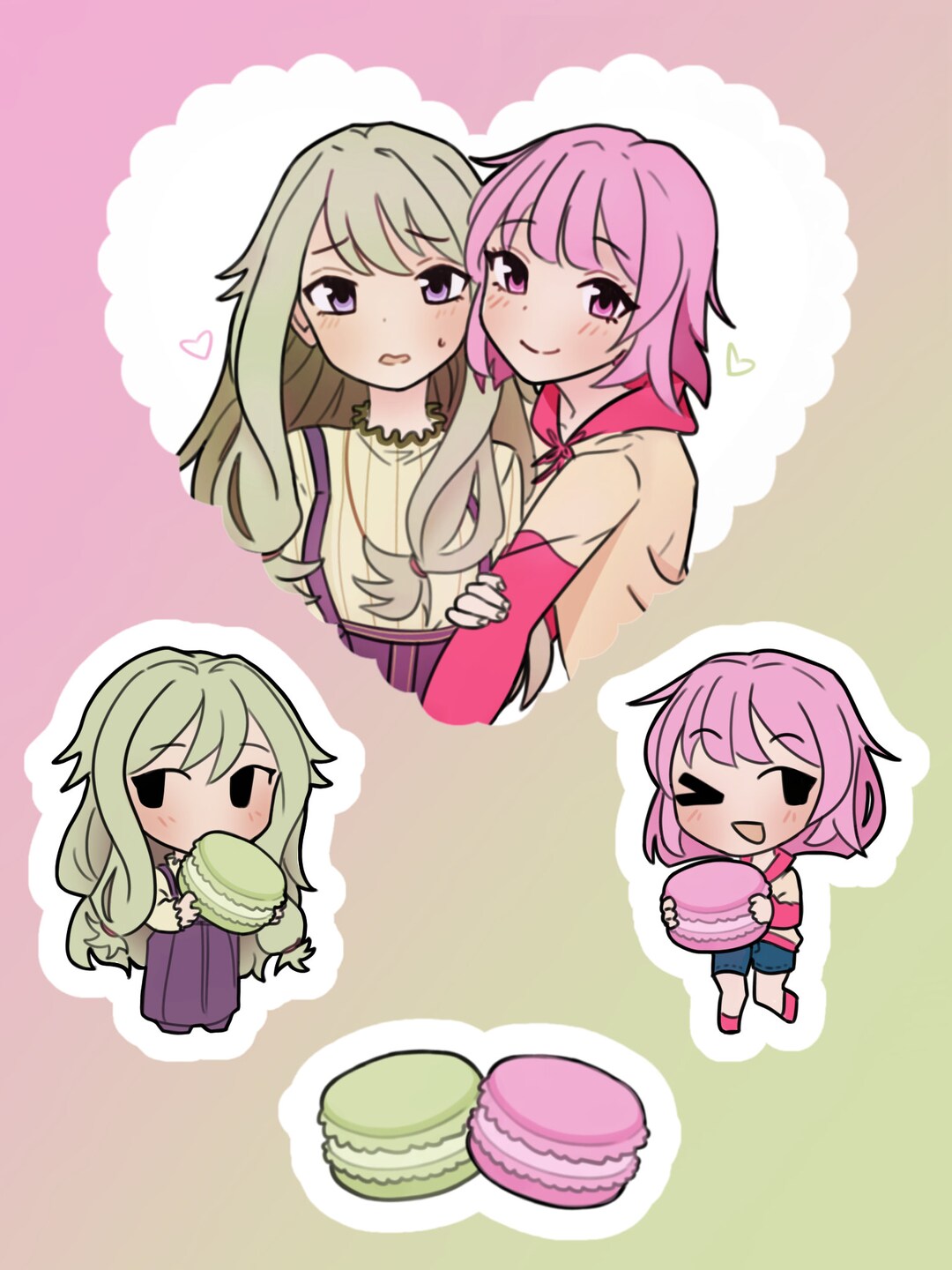 REMOVING JANUARY PJSK Emu X Nene Macron Matte Sticker Sheet Project ...