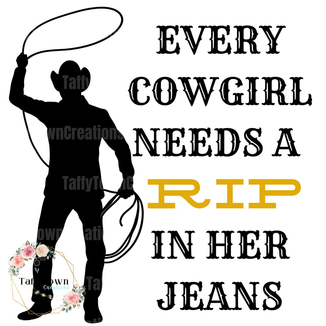 Rip in Her Jeans Digital Design, Diy Design, Instant Download Funny ...