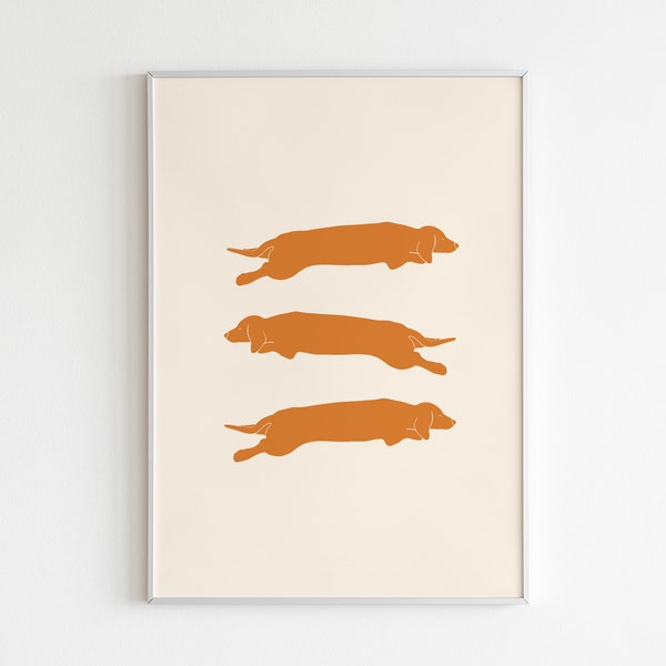 Dachshund Print - Etsy