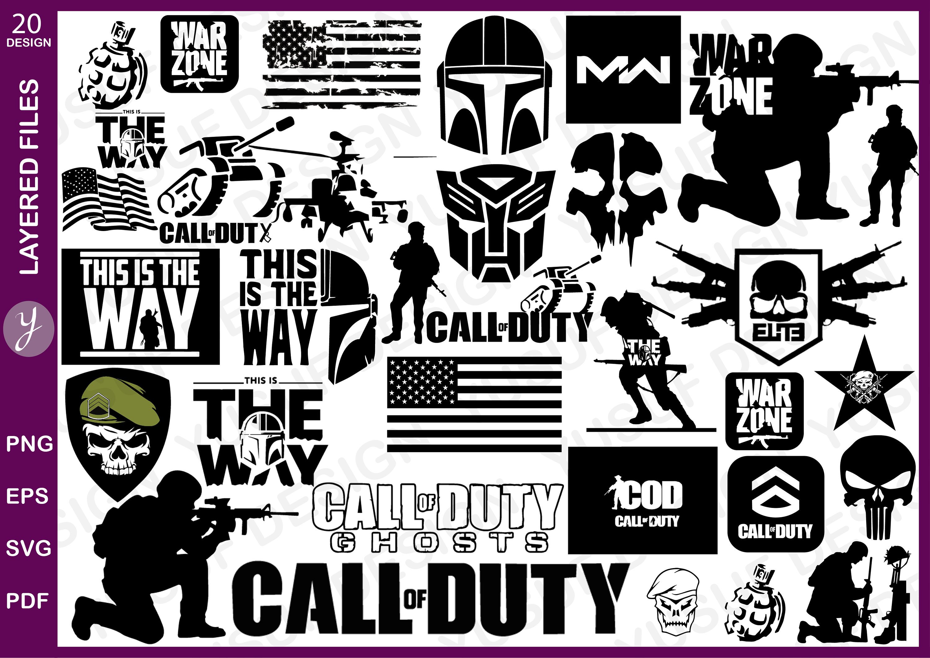 Call of Duty SVG Digital Download Game Download Cricut - Etsy UK