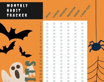 Halloween Tracker - Etsy
