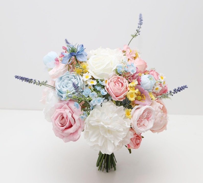 A&F Pastel Wedding Flowers, Bright Wildflower Bouquets, Wildflower ...