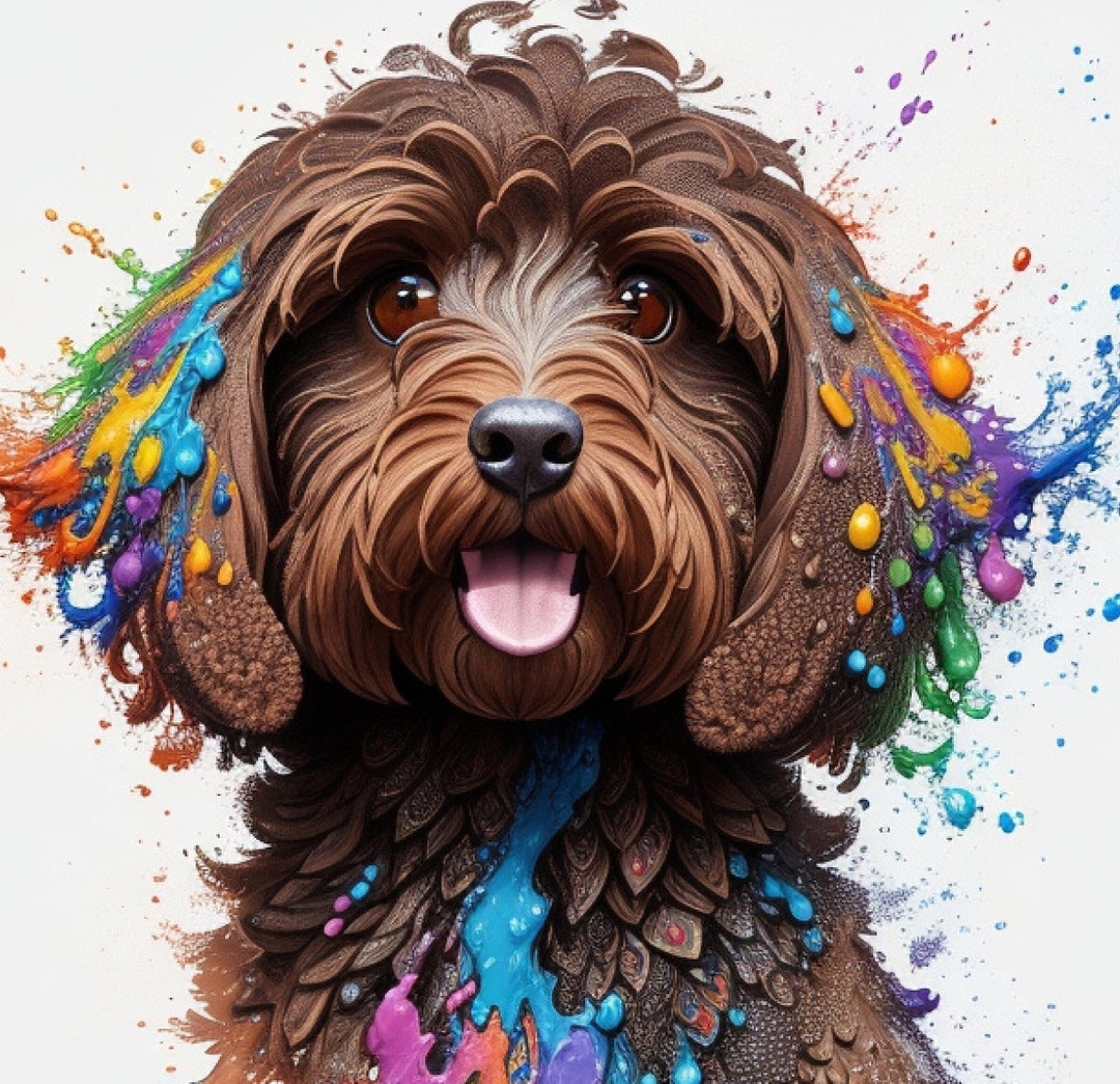 Breath-taking Cockapoo Portrait Enchanting & Majestic Must-have for Dog ...