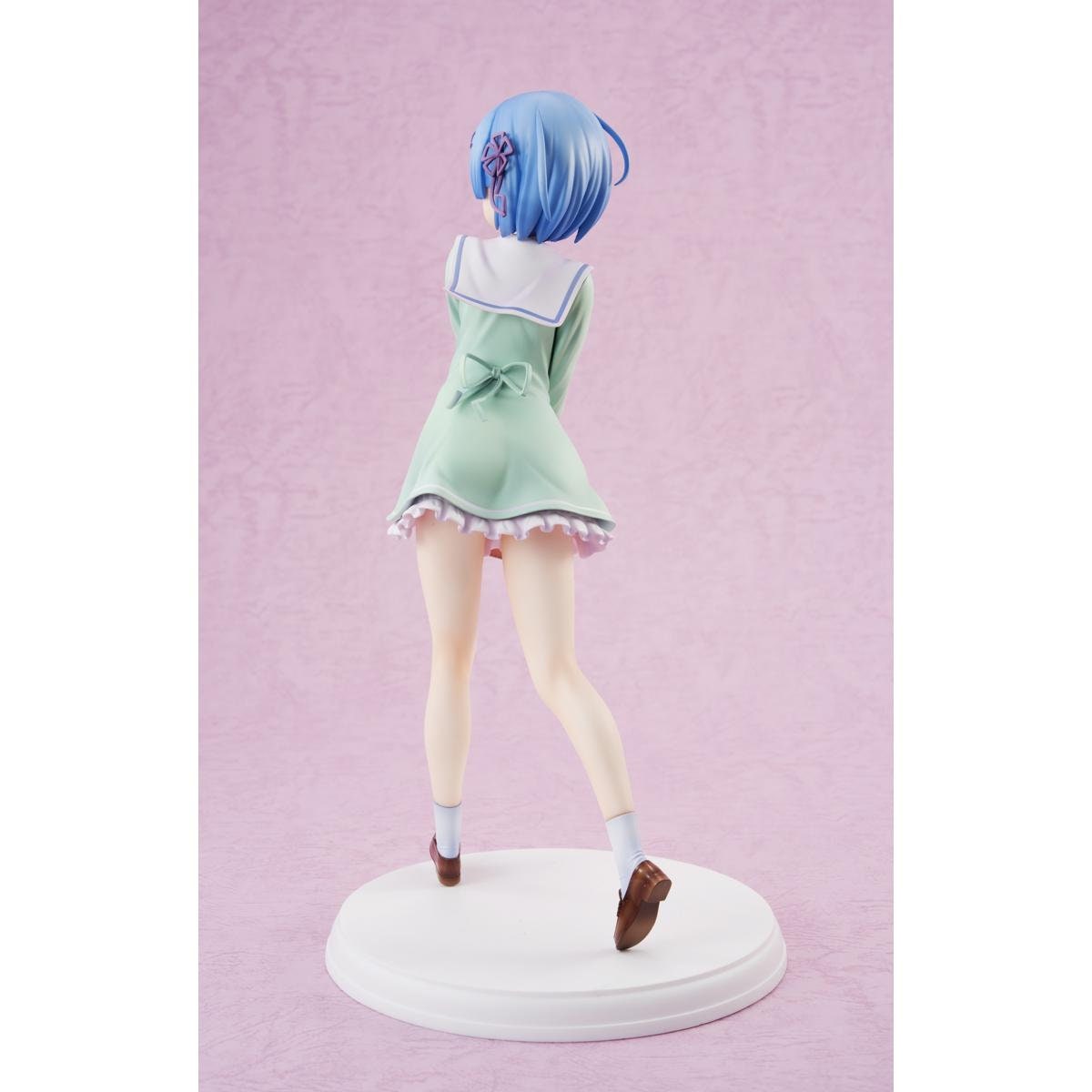 Re:zero Rem High School Uniform Version 1/7th Scale Anime - Etsy