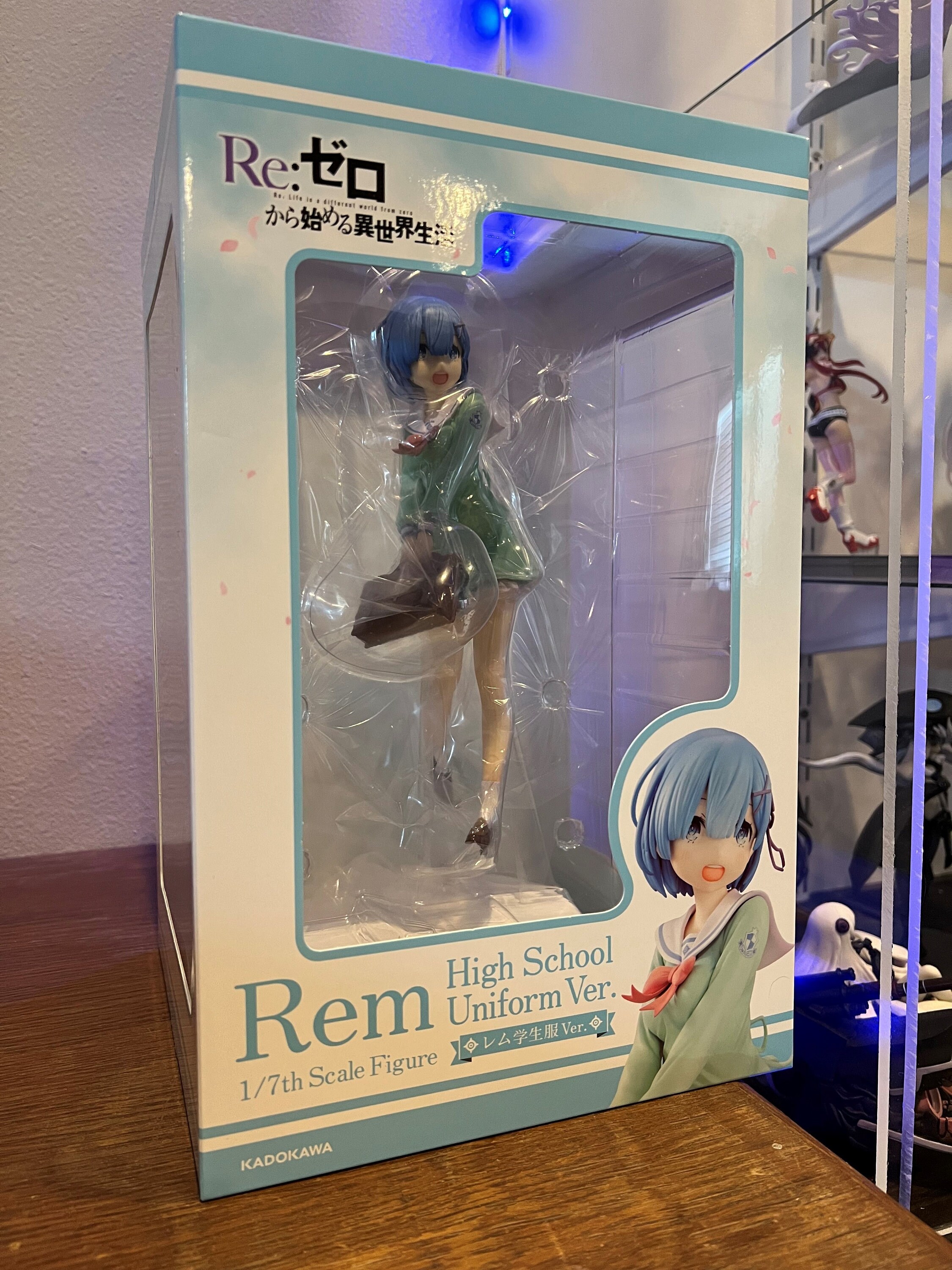 Re:zero Rem High School Uniform Version 1/7th Scale Anime - Etsy