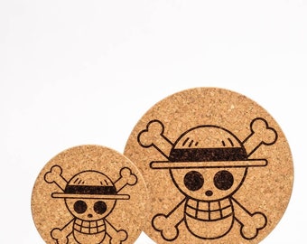 Anime One Piece Coasters - Etsy